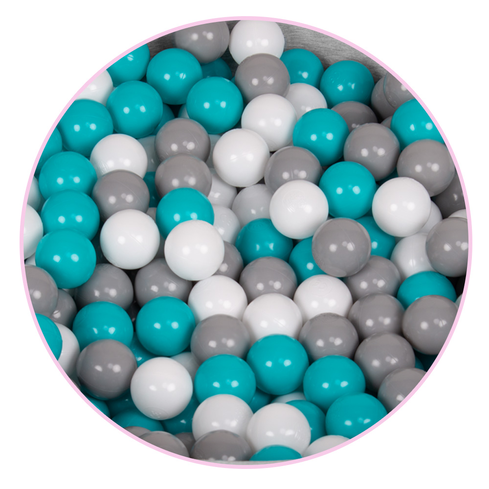 Soft Ball Pit Pool Round 90x30cm for Baby Toddler 200/300 Balls Foam ...