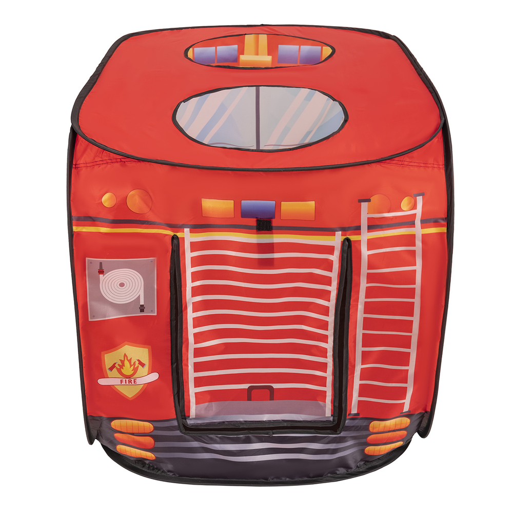 Playhouse Tent Set Fireman Fire Engine And Fire Station Indoor Outdoor ...