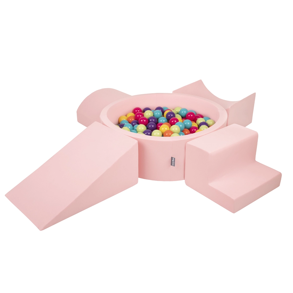 KiddyMoon Foam Playground for Kids with Round Ballpit ( ∅ 7cm/2.75In ...