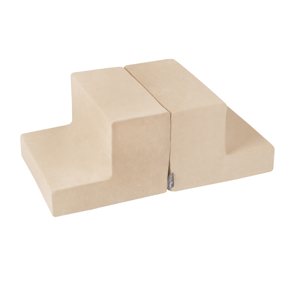 PPZV-232 KiddyMoon Foam playground sand beige VELVET steps/steps, sand ...