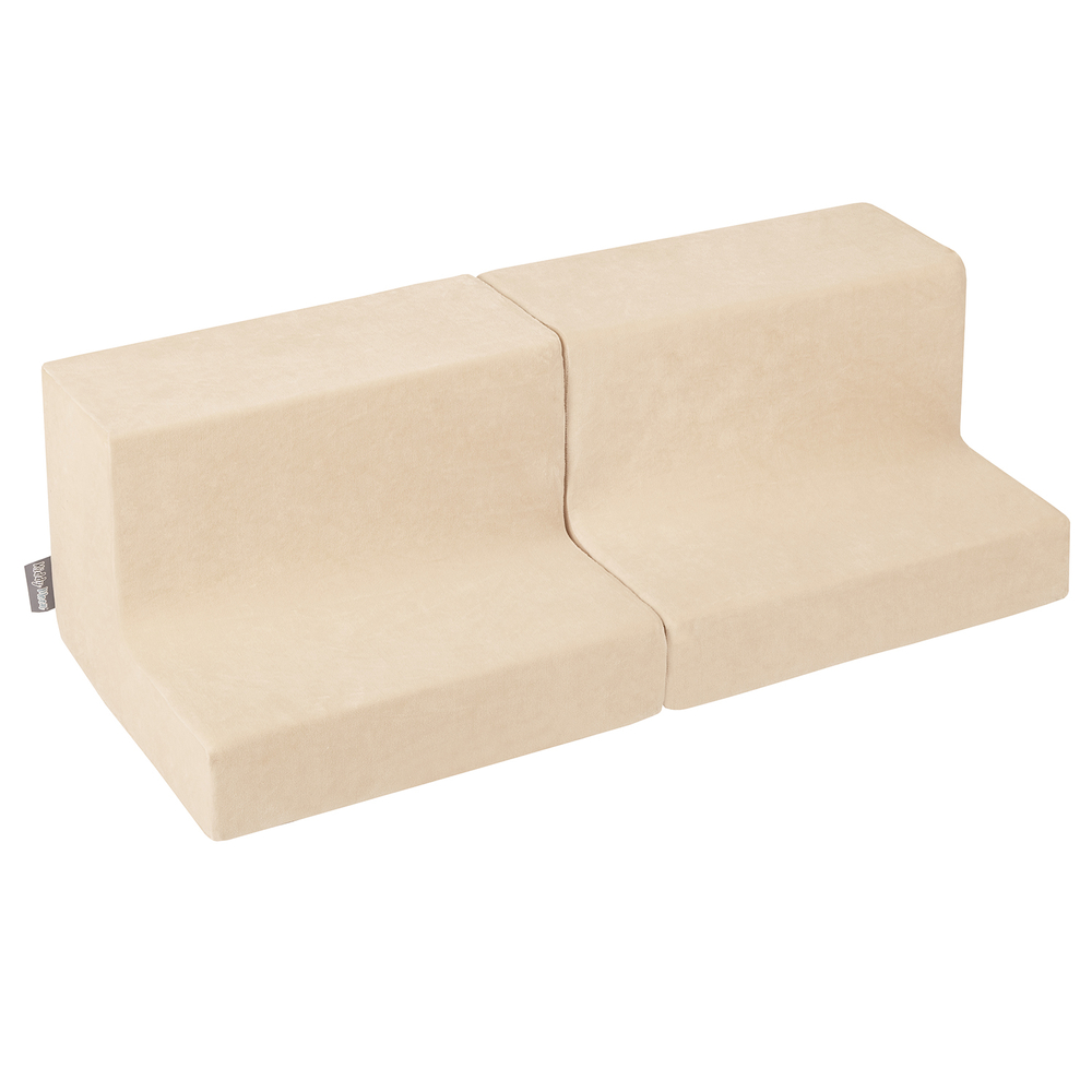 PPZV-232 KiddyMoon Foam playground sand beige VELVET steps/steps, sand ...