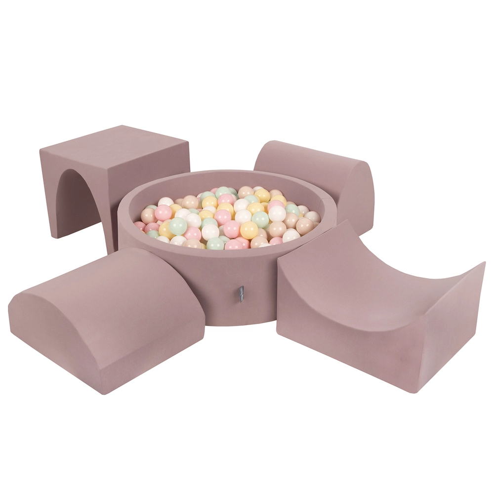 KiddyMoon Foam Playground for Kids with Round Ballpit ( ∅ 7cm/2.75In ...