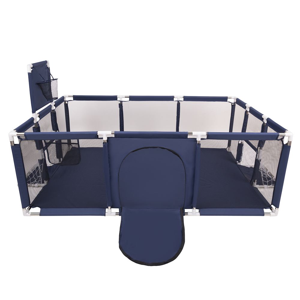 Baby Playpen Big Size Playground with Plastic Balls for Kids, Dark Blue ...