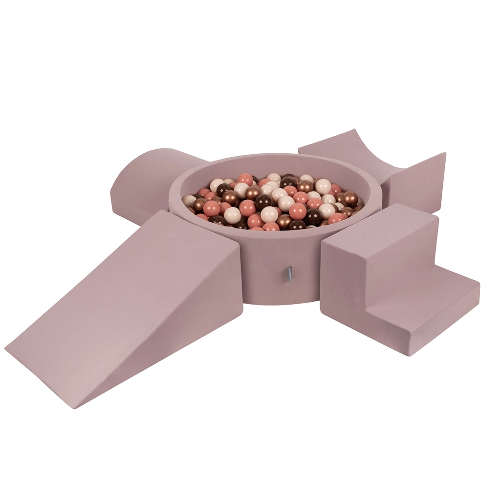 KiddyMoon Foam Playground for Kids with Round Ballpit ( ∅ 7cm/2.75In ...