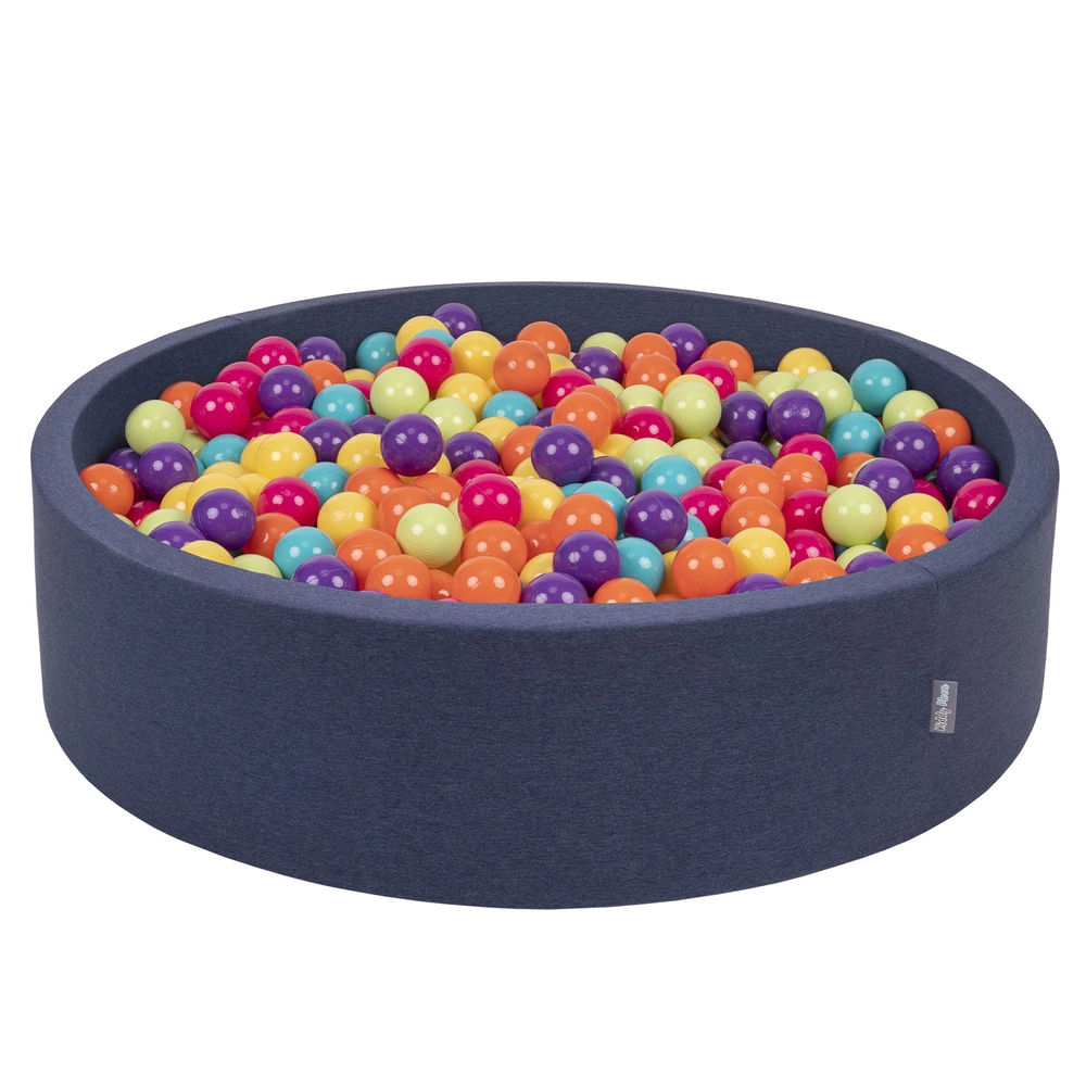 KiddyMoon Soft Ball Pit Round ∅ 7Cm / 2.75In For Kids, Foam Ball Pool ...