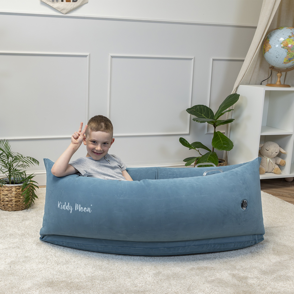 KiddyMoon Inflatable Sensory Peapod Chair For Kids With Handles And ...