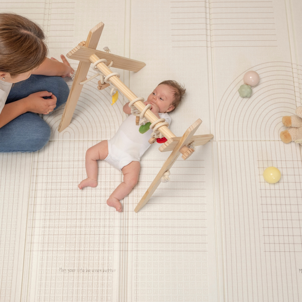 KiddyMoon Baby Play Mat Double-Sided Foam Mat For Kids Crawling Mat For ...
