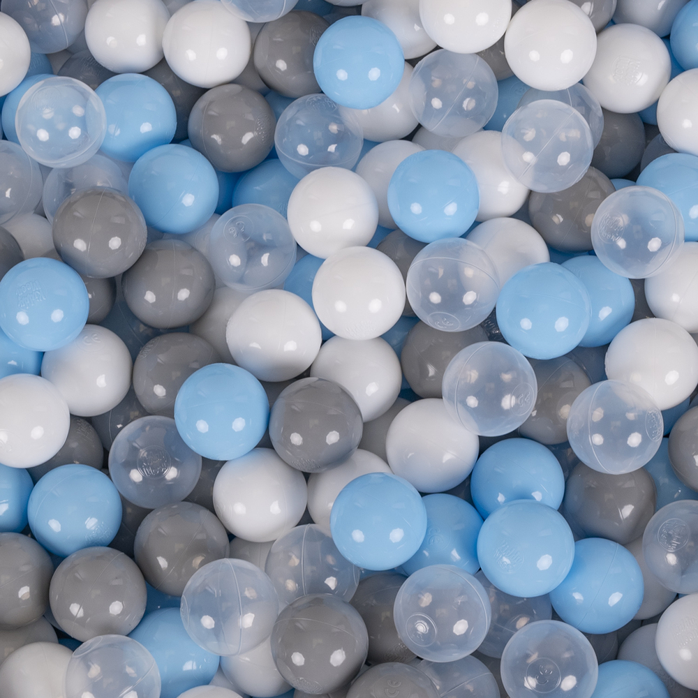 KiddyMoon Soft Ball Pit Square ∅ 7Cm / 2.75In For Kids, Foam Ball Pool ...