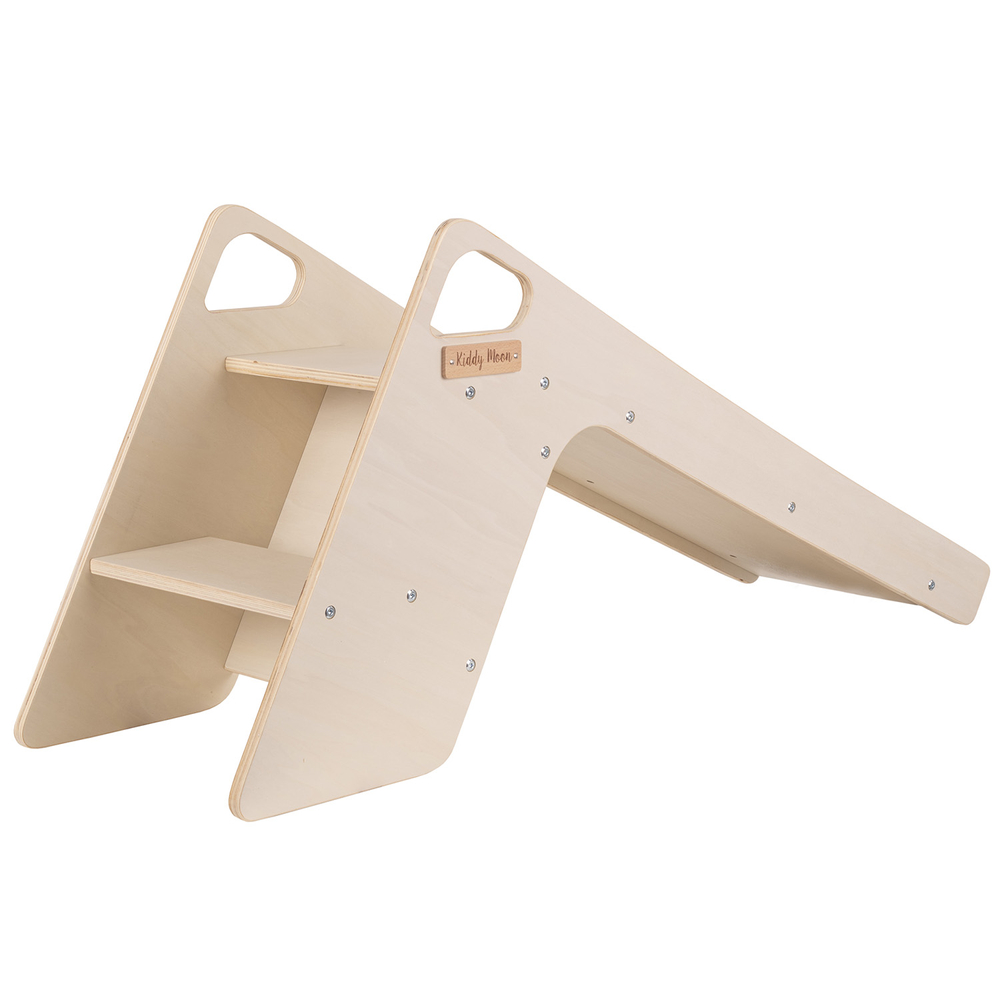 KiddyMoon Wooden Slide for Baby Multifunction Montessori Toddlers ...